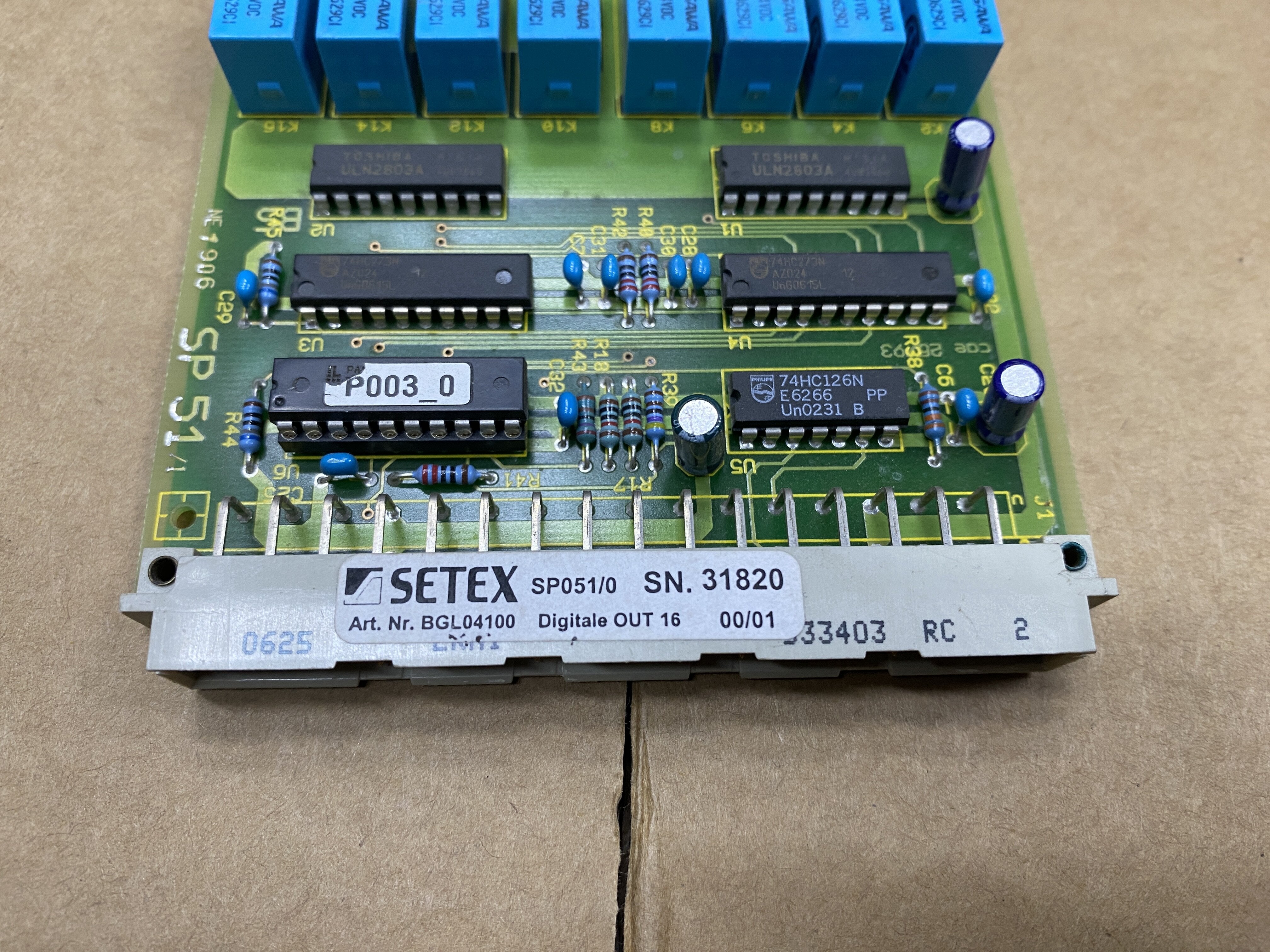 SETEX SP051/0 Control Board – Pulingma Automation