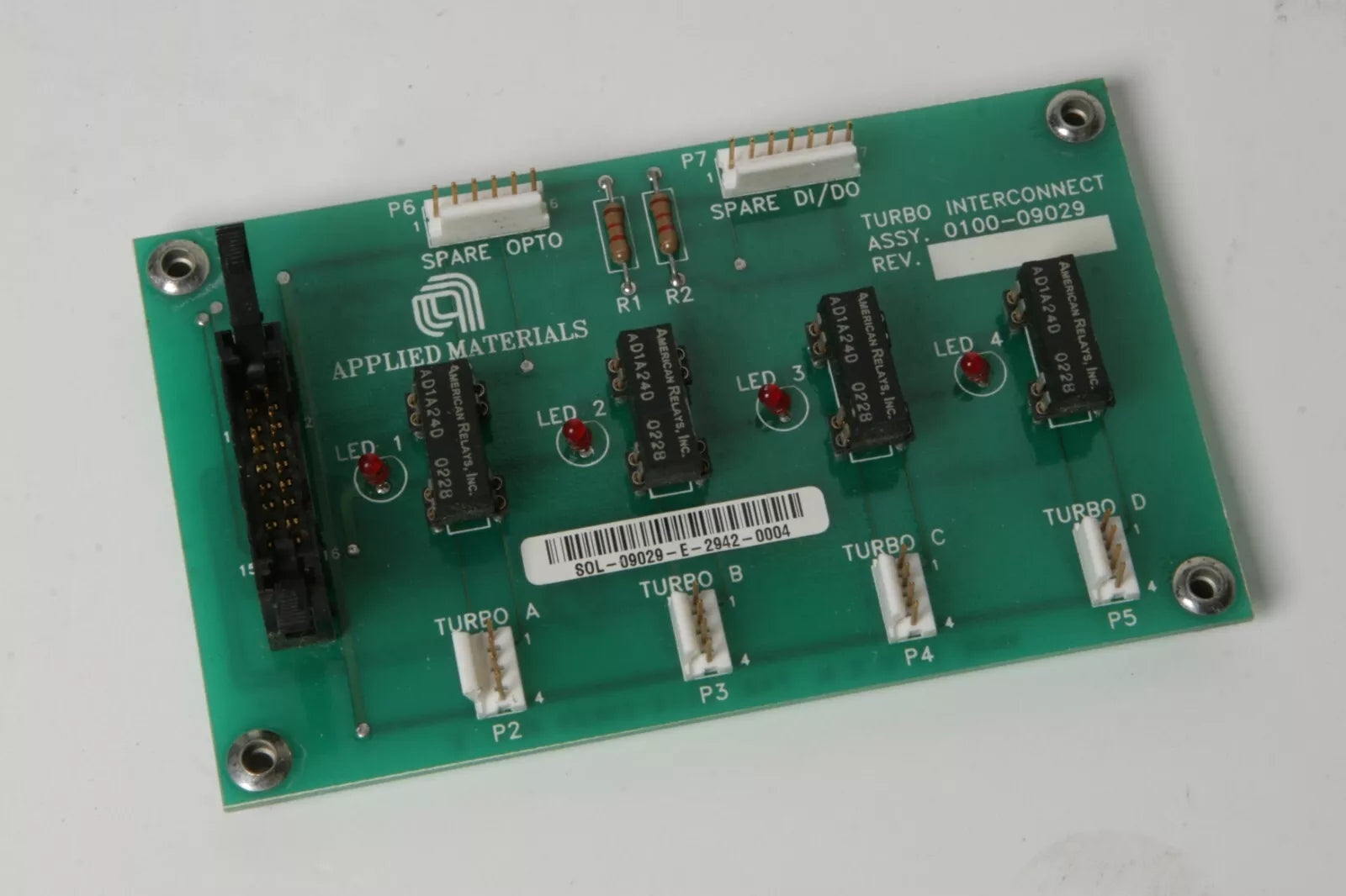 Applied Materials 0100-09029 Turbo Interconnect Board – Pulingma Automation