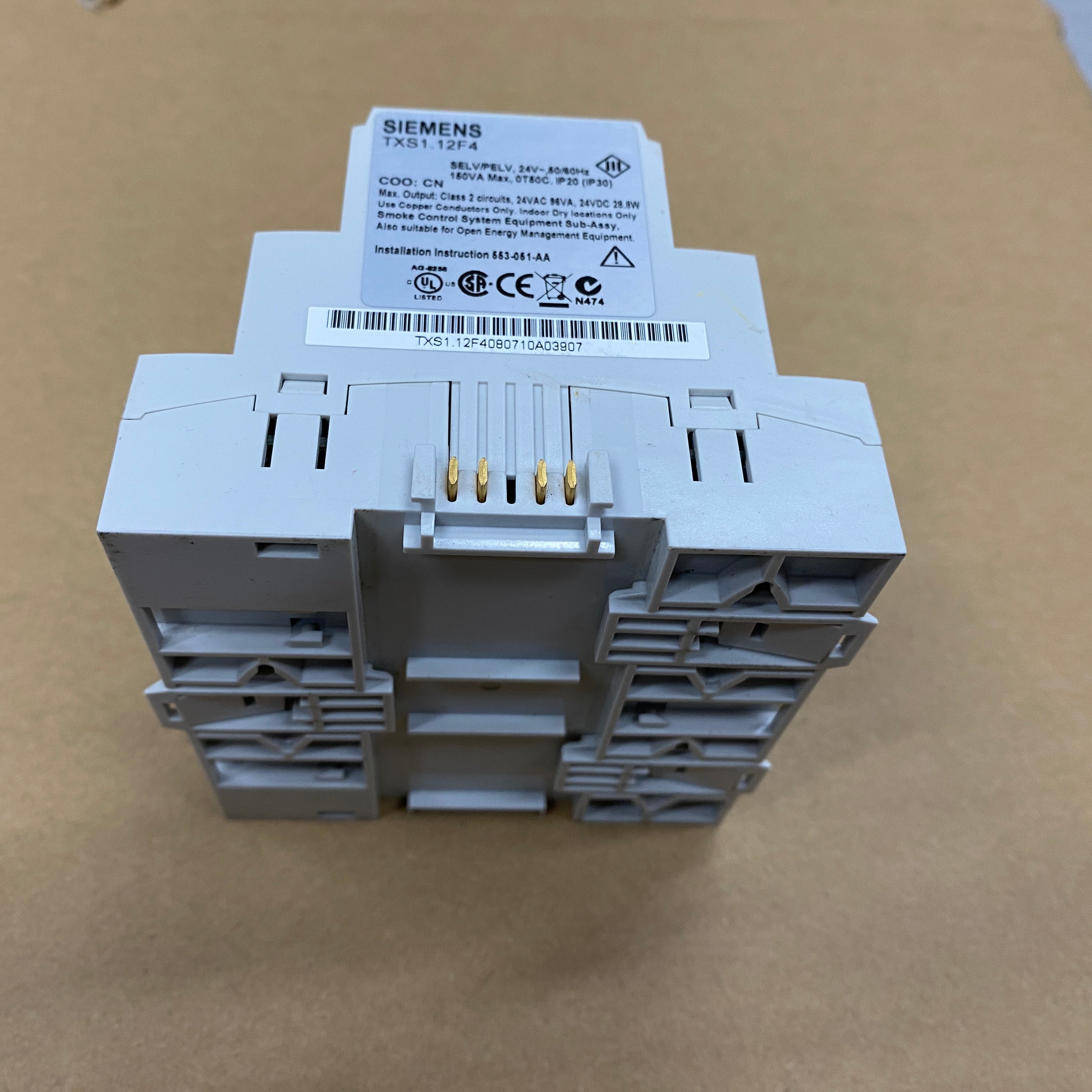 Siemens TXS1.12F4 Power Supply Module – Pulingma Automation