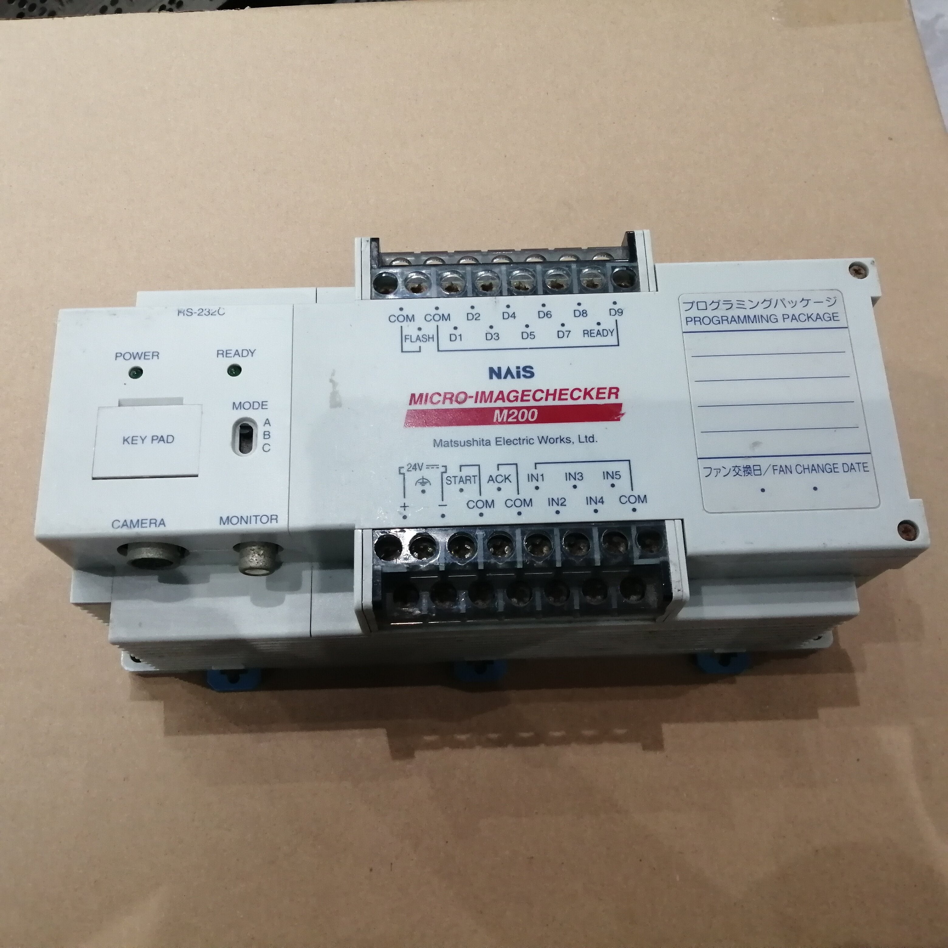 Matsushita Electric NAiS ANM200 Micro Image checker M200 Controller ...