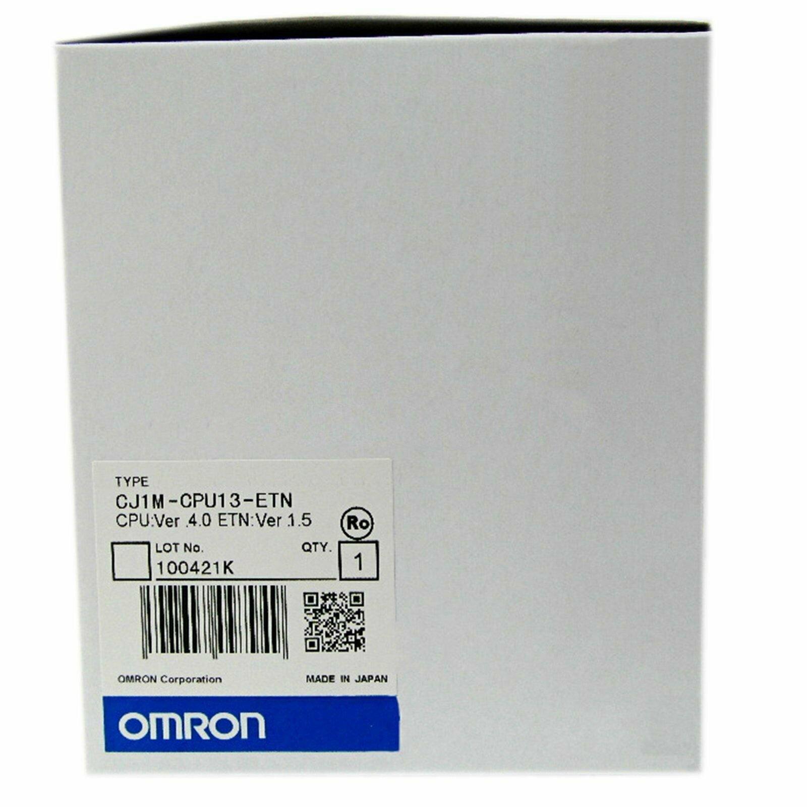 Omron CJ1M-CPU13-ETN CPU Unit PLC Module Installation Ethernet ...