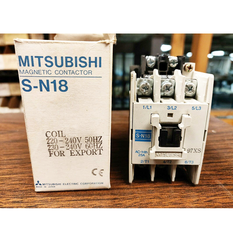 Mitsubishi S-N18 220V AC Contactor – Pulingma Automation